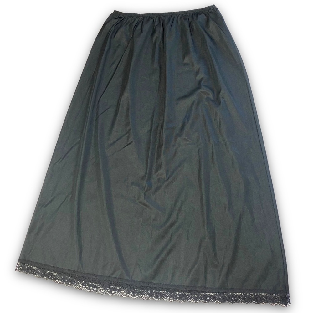 Vintage Slip Deena Half Slip With Lace Hem - Gem